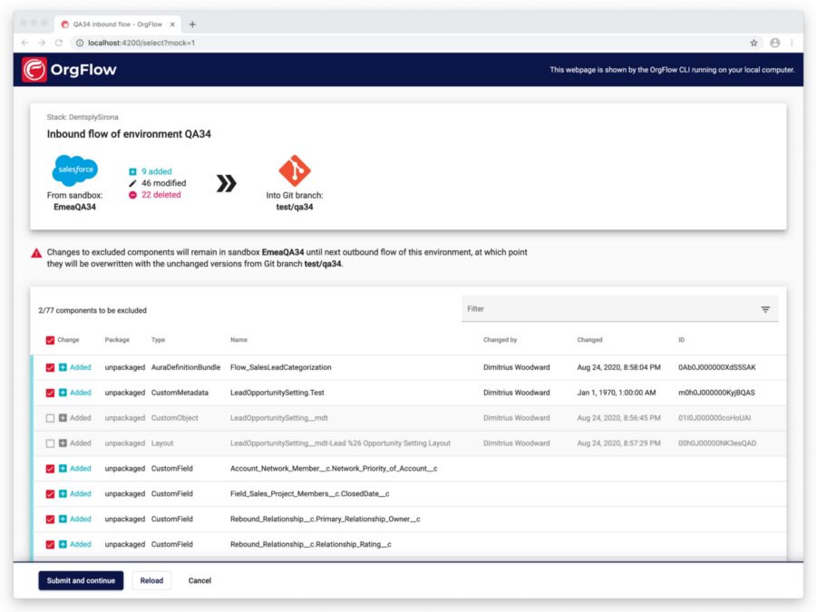 OrgFlow CLI is a Fresh Take on Salesforce Metadata Management - SalesforceDevops.net