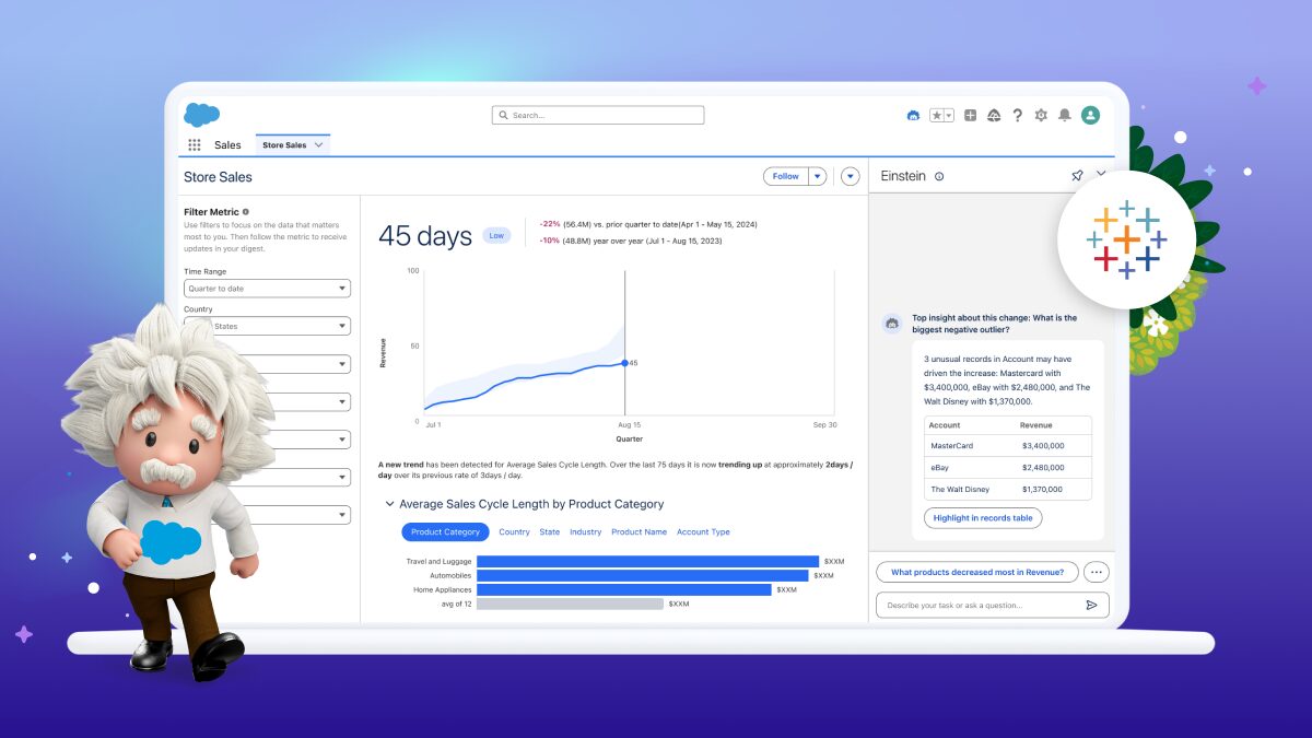 Salesforce Introduces Tableau Einstein: Democratizing AI-Powered ... Salesforce Introduces Tableau Einstein: Democratizing AI-Powered ...